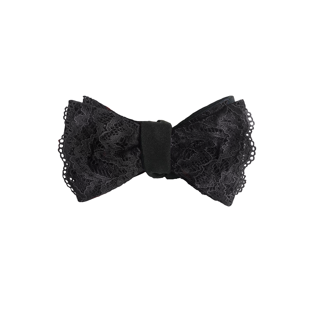 Black Lace Bow